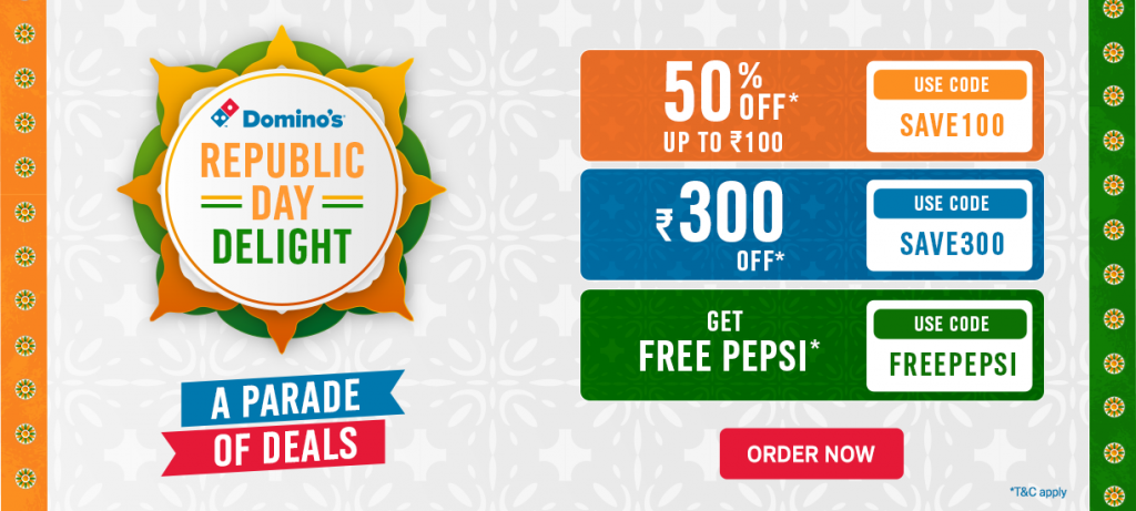 Republic Day Offer 2023: Republic Day Delights with Domino's